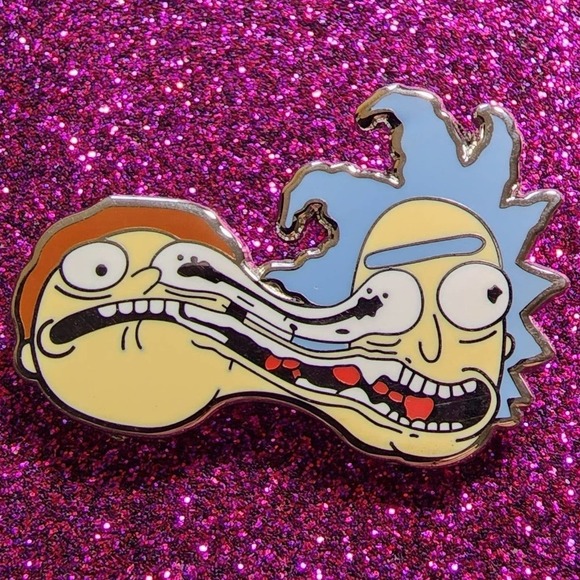 Boutique | Jewelry | 32 Rick Morty Merging Together As One Hard Enamel ...
